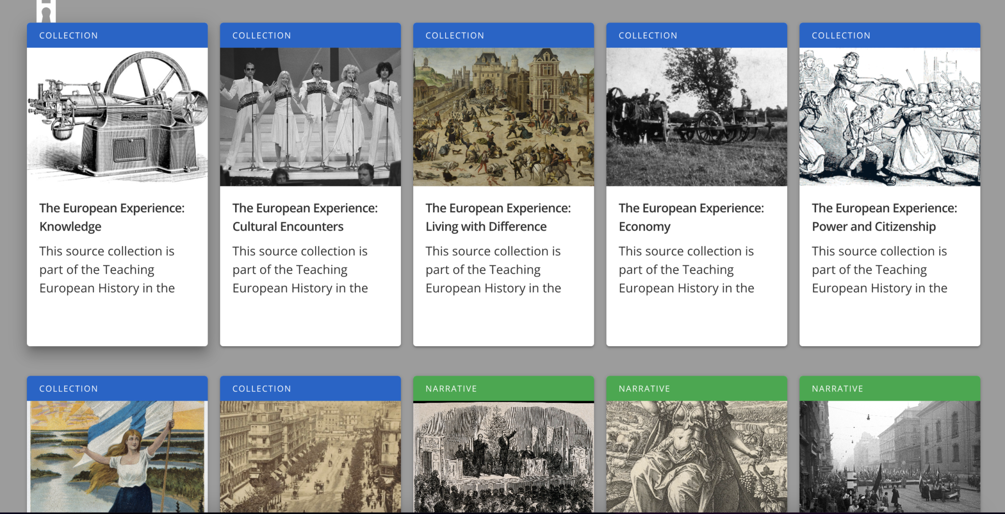 Teaching European History in the 21st Century | Primary source collection